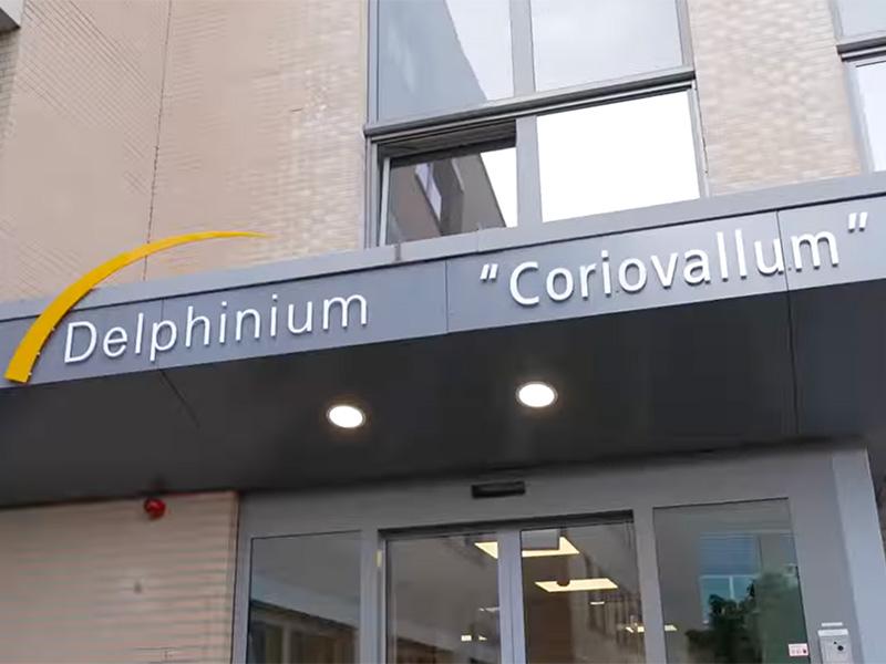 Gevelbelettering Huize Coriovallum